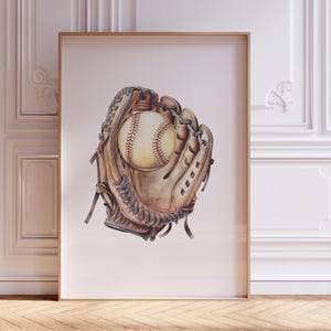 Custom Baseball Poster, Personalized Baseball Jersey, Baseball Print ...