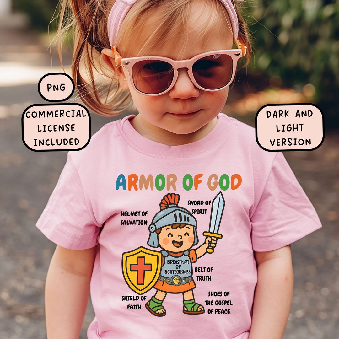 Armor of God Kids Png, Full Armor of God, Warrior of God, Ephesians 611 ...