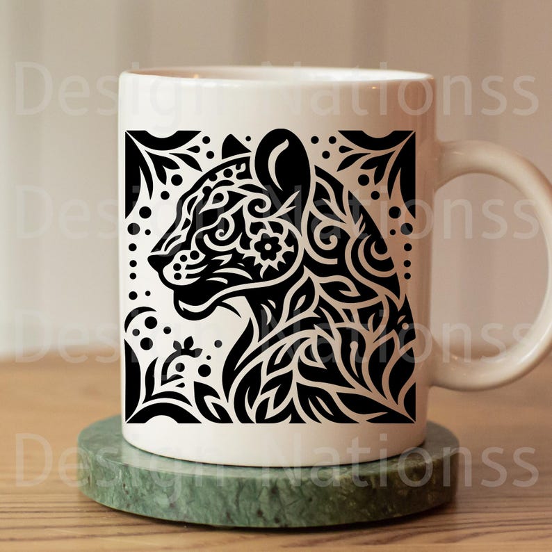 Flower Leopard SVG Leopard Face Svg Jungle Leopard Cheetah Svg Cricut ...