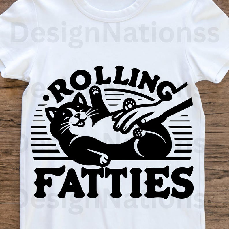Rolling Fatties SVG, Funny Fat Cat Svg, Cat Lovers Gift, Funny Cat Meme ...