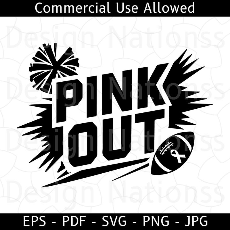 Pink Out Svg - Etsy