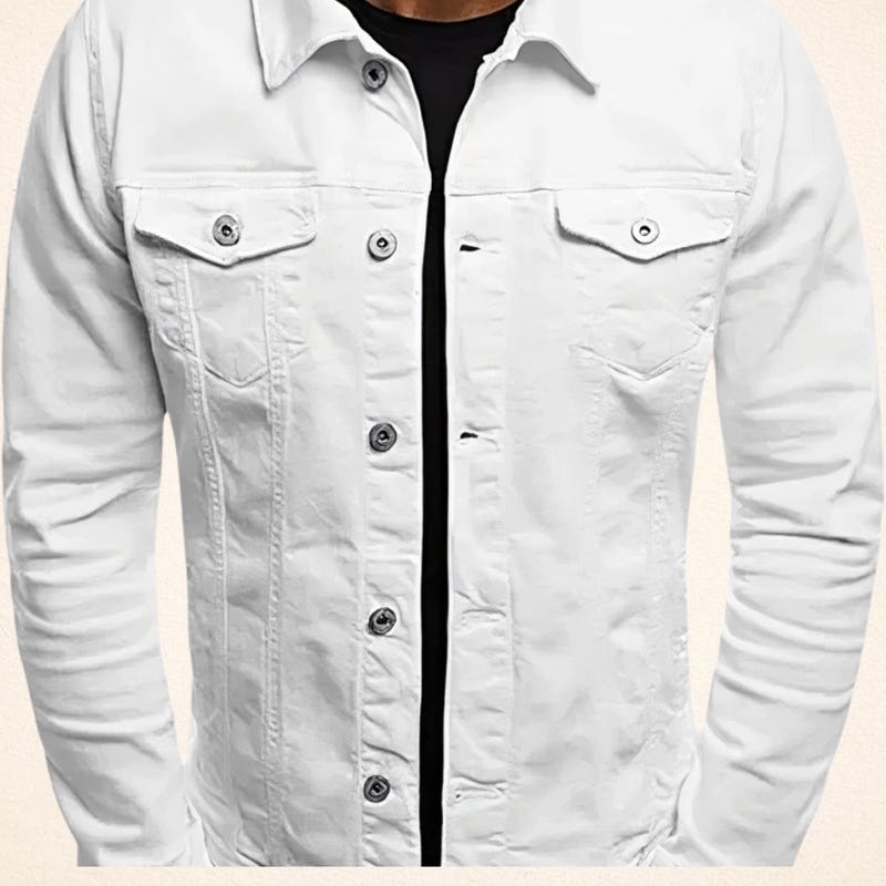 Men Denim Jacket Handmade - Etsy