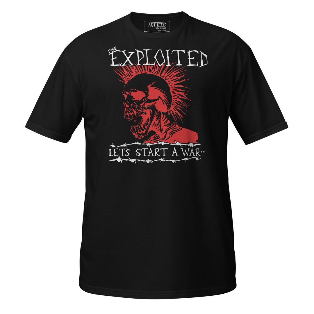 The Exploited T-shirt Punk Rock Band Merch Vintage Style Tee - Etsy