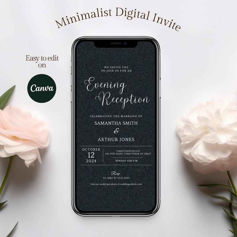 Evening Invite - Etsy UK