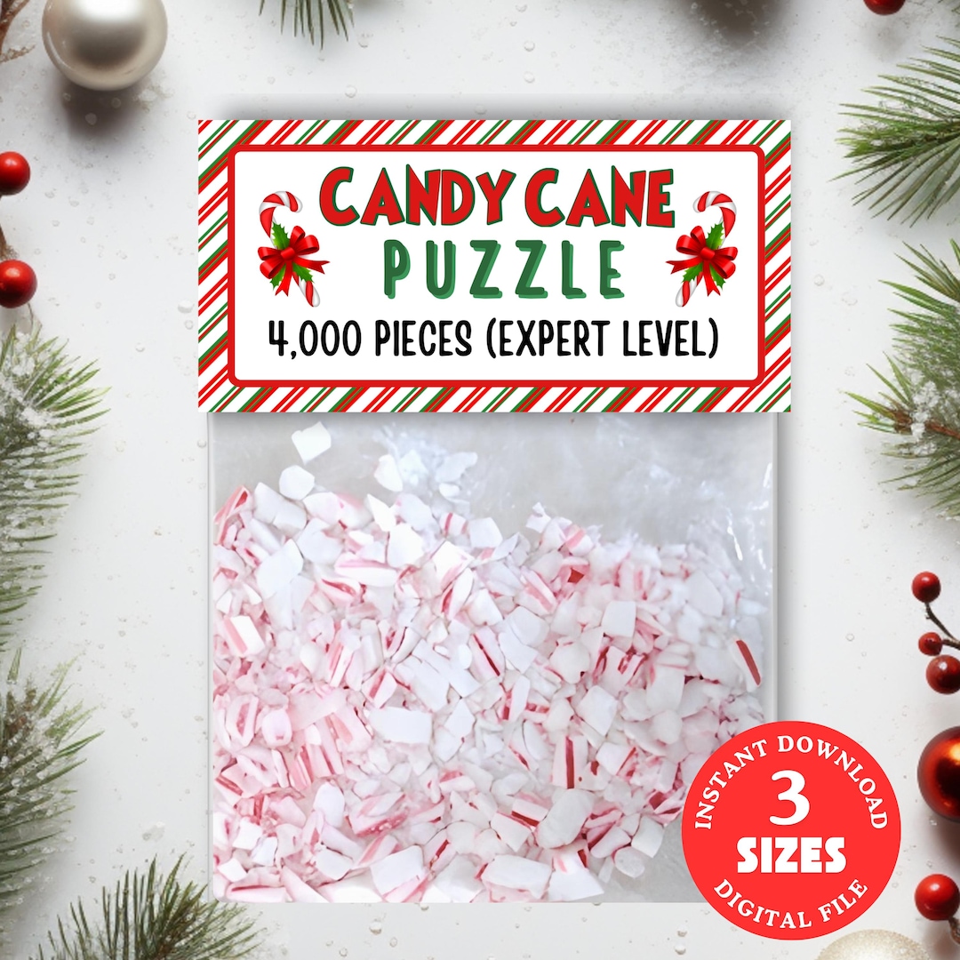 Candy Cane Puzzle Gag Gift, White Elephant Gifts, Christmas Gag Gifts ...