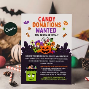 Candy Donation Sign - Etsy