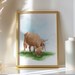 Cow Art | Jersey Cow | Watercolor Cow | Rustic Cow Decor | Cow and Calf ...