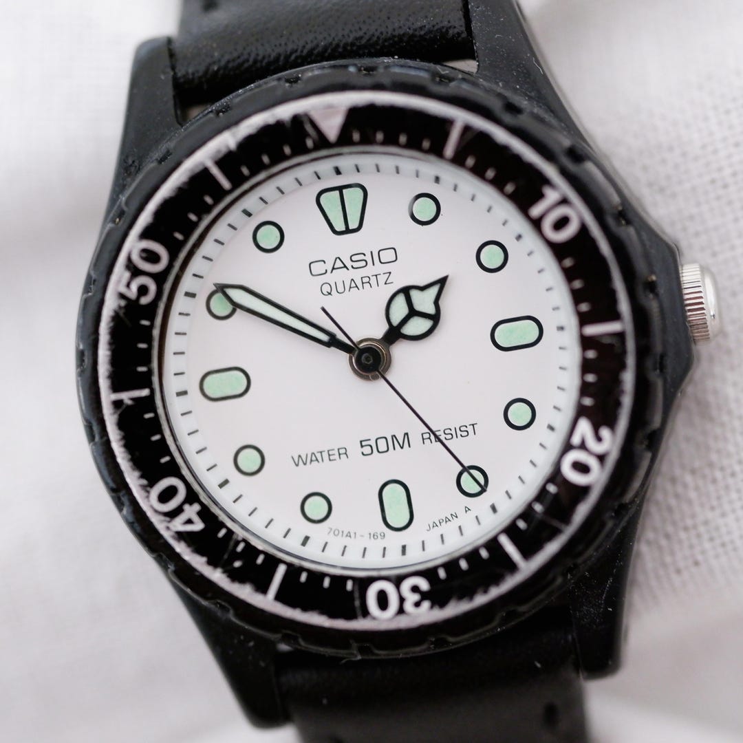 Casio Sub Style Vintage Watch Women, Vintage Ladies Watch, Small Women ...