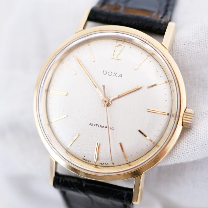 Doxa 18kt Solid Gold Vintage Watch Women Swiss Made Mechanical, Vintage ...