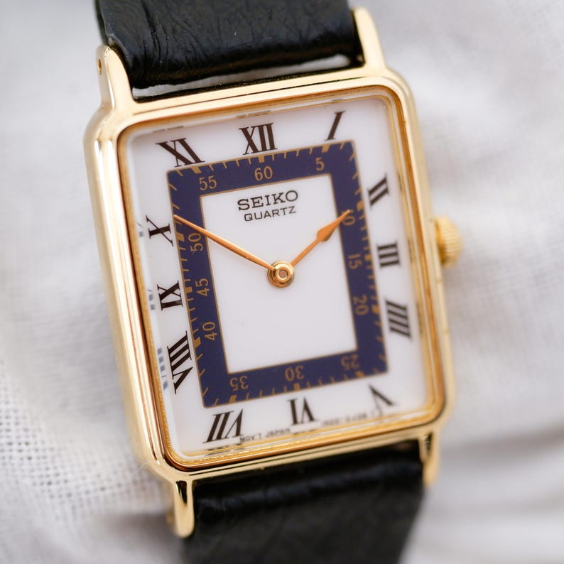 Seiko Tank Style Vintage Watch Women, Vintage Ladies Watch, Small Women ...