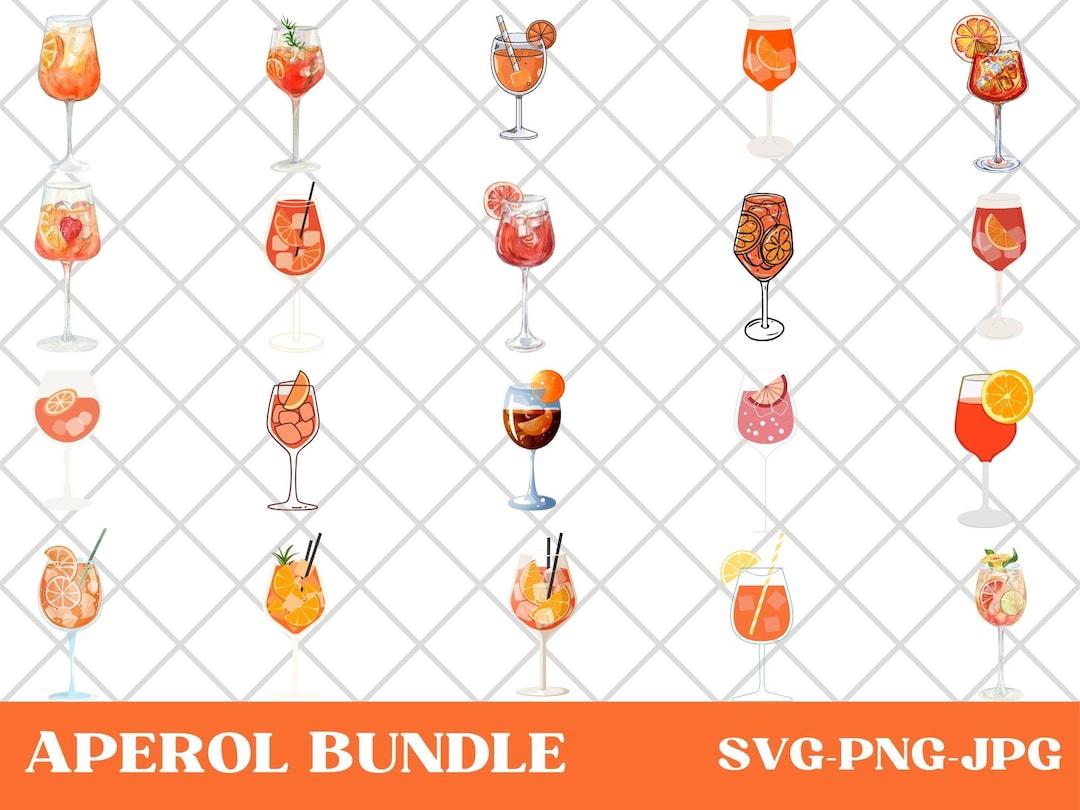 German Aperol Svg Bundle, Aperol Spritz Tour Svg, Holy Aperoli Svg, Plotterdatei Svg, Aperol ...