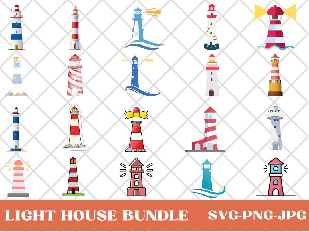 Lighthouse SVG, Ocean Svg, Lighthouse Cricut, Sea Clipart, Lighthouse ...