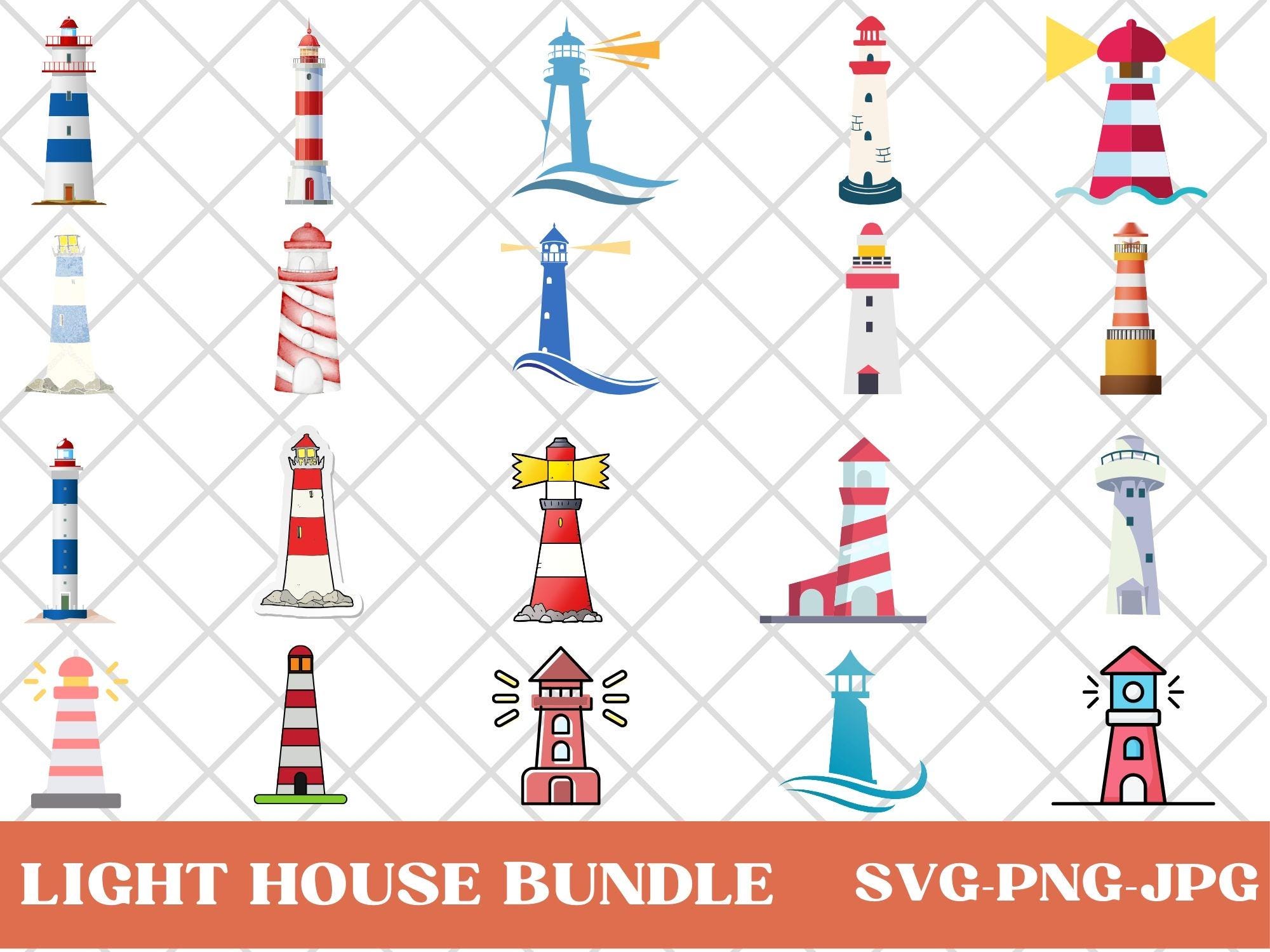 Lighthouse SVG, Ocean Svg, Lighthouse Cricut, Sea Clipart, Lighthouse ...