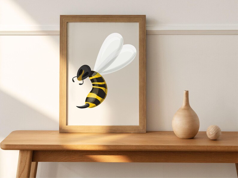 Hornet Bee Mascot SVG & JPEG Instant Download Digital Download File ...