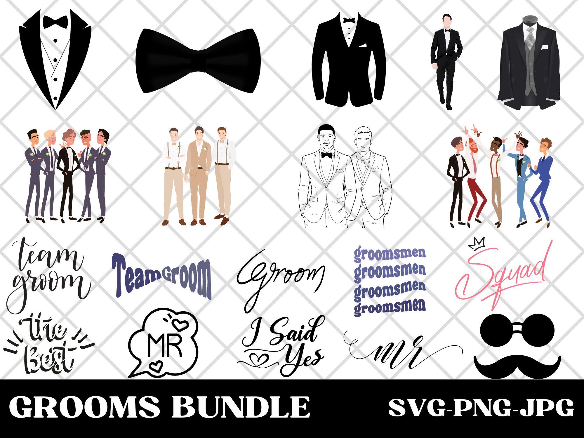 Groomsman Svg Bundle, Groom Squad Svg, Groom Party Svg, Best Man Svg ...