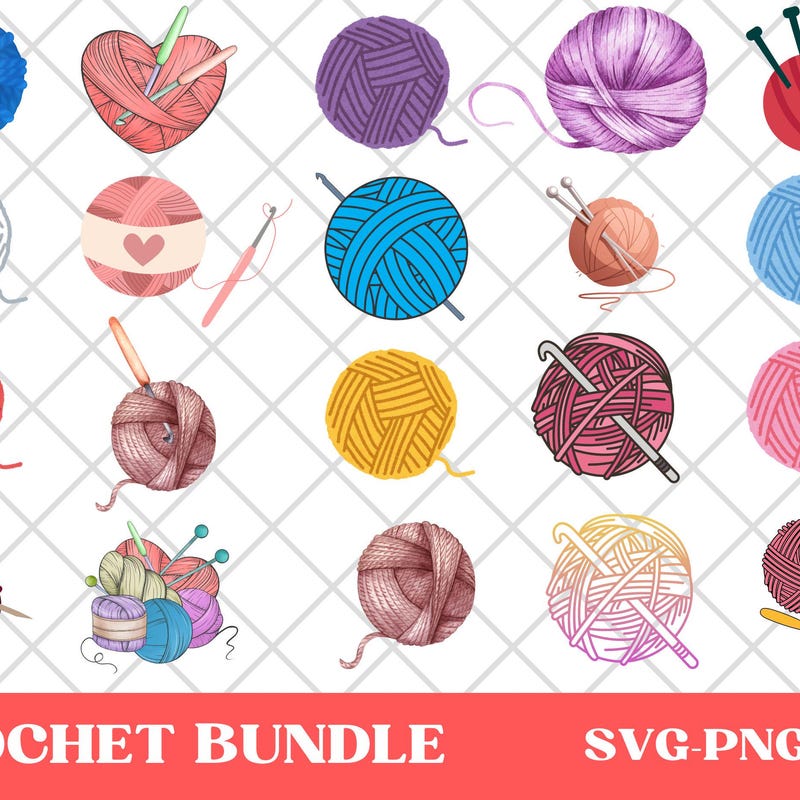 Crochet Svg - Etsy