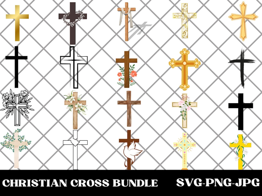 Christian Cross SVG Files Christian Cross Cut Files Christian Cross ...