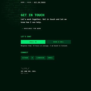 Hacker · Framer Template · Framer Theme · Framer Template for Personal ...