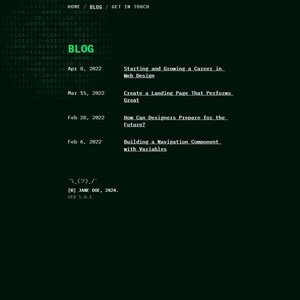 Hacker · Framer Template · Framer Theme · Framer Template for Personal ...