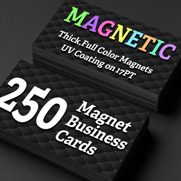 Magnetic Business Cards - Etsy