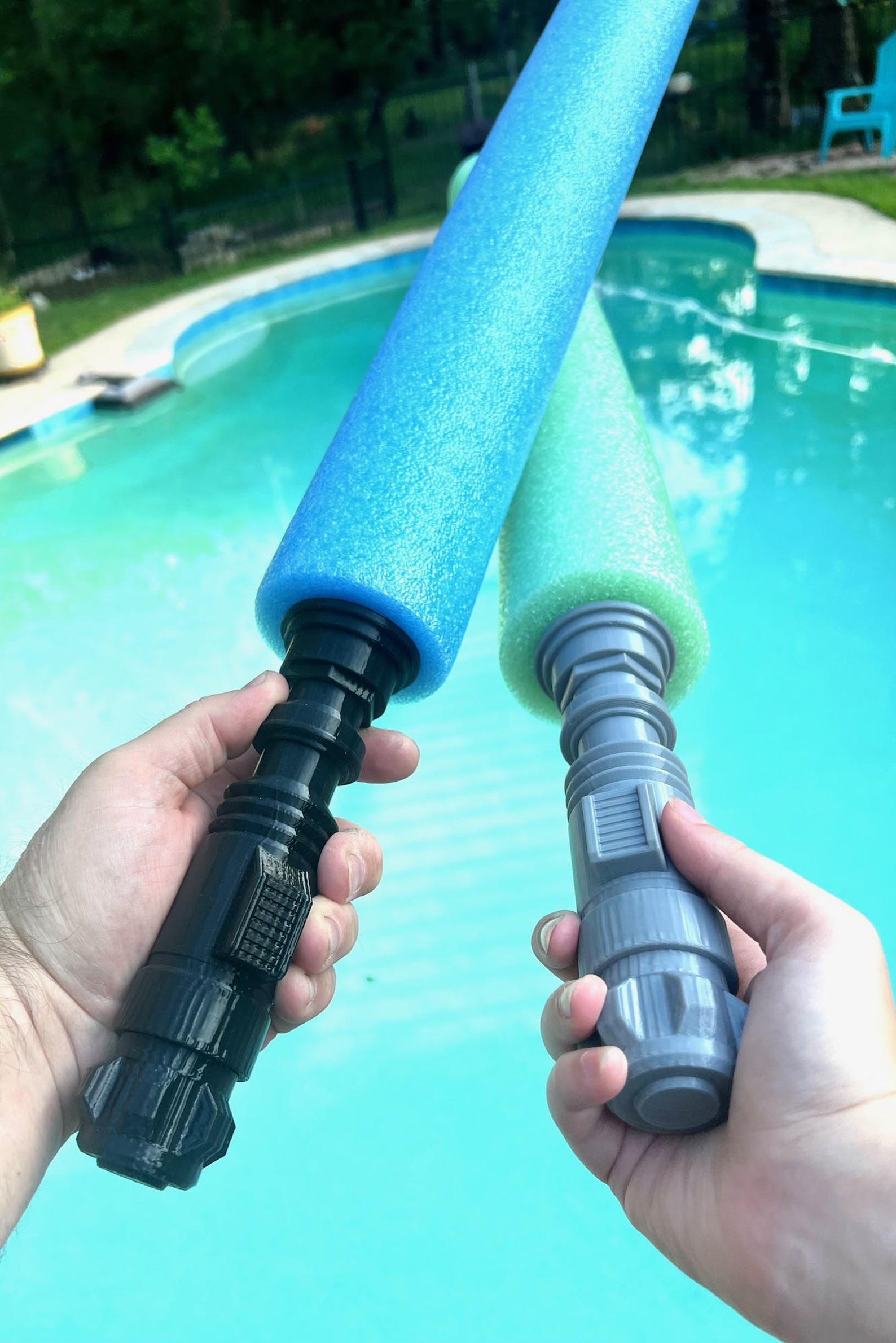 Star Wars Lightsaber Pool Noodle Hilts: Summertime Fun - Set of 2 - Etsy