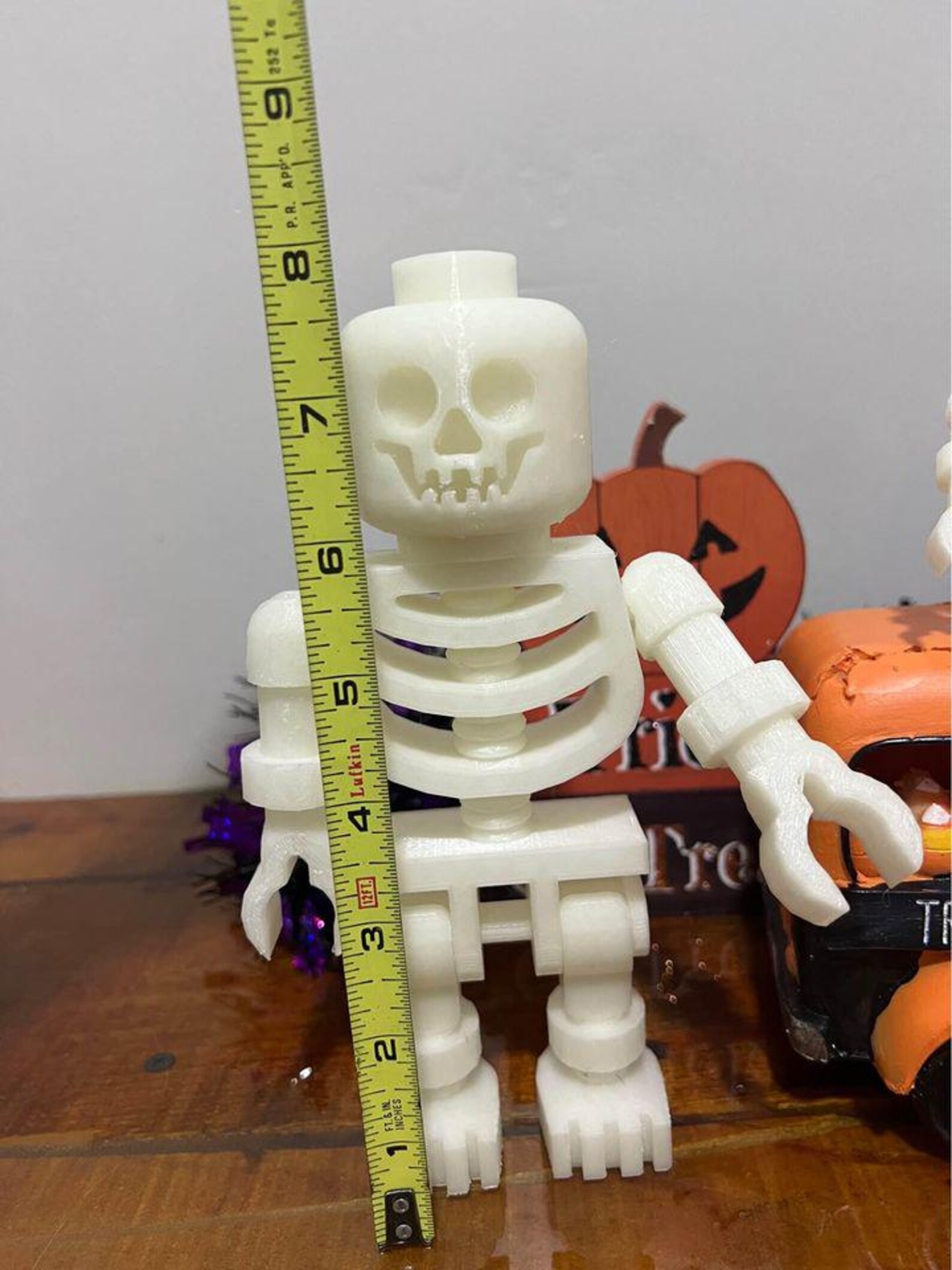 3D Printed Brick Halloween Glow in the Dark Skeletons Various Sizes - Etsy