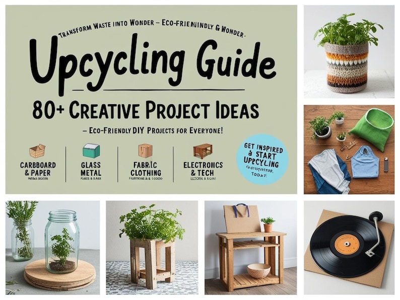 Upcycling Guide | DIY Projects | Transform Waste Into Wonder | Creative ...