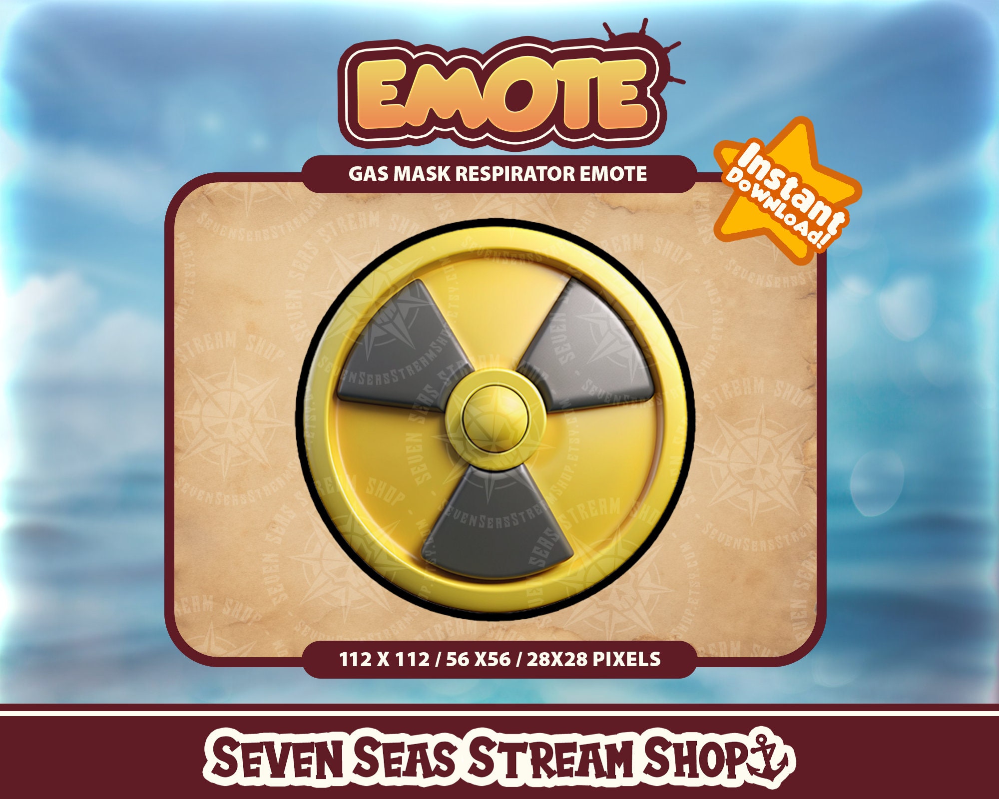 Radioactive Symbol Emote // Military Hazmat Toxic Fallout Nuclear ...