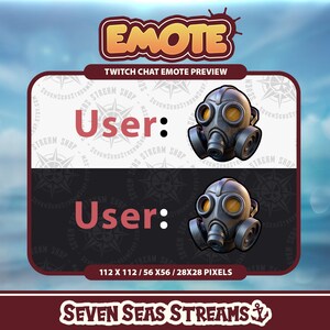 Gas Mask Emote // Military Hazmat Toxic Respirator Rebreather Streamer ...