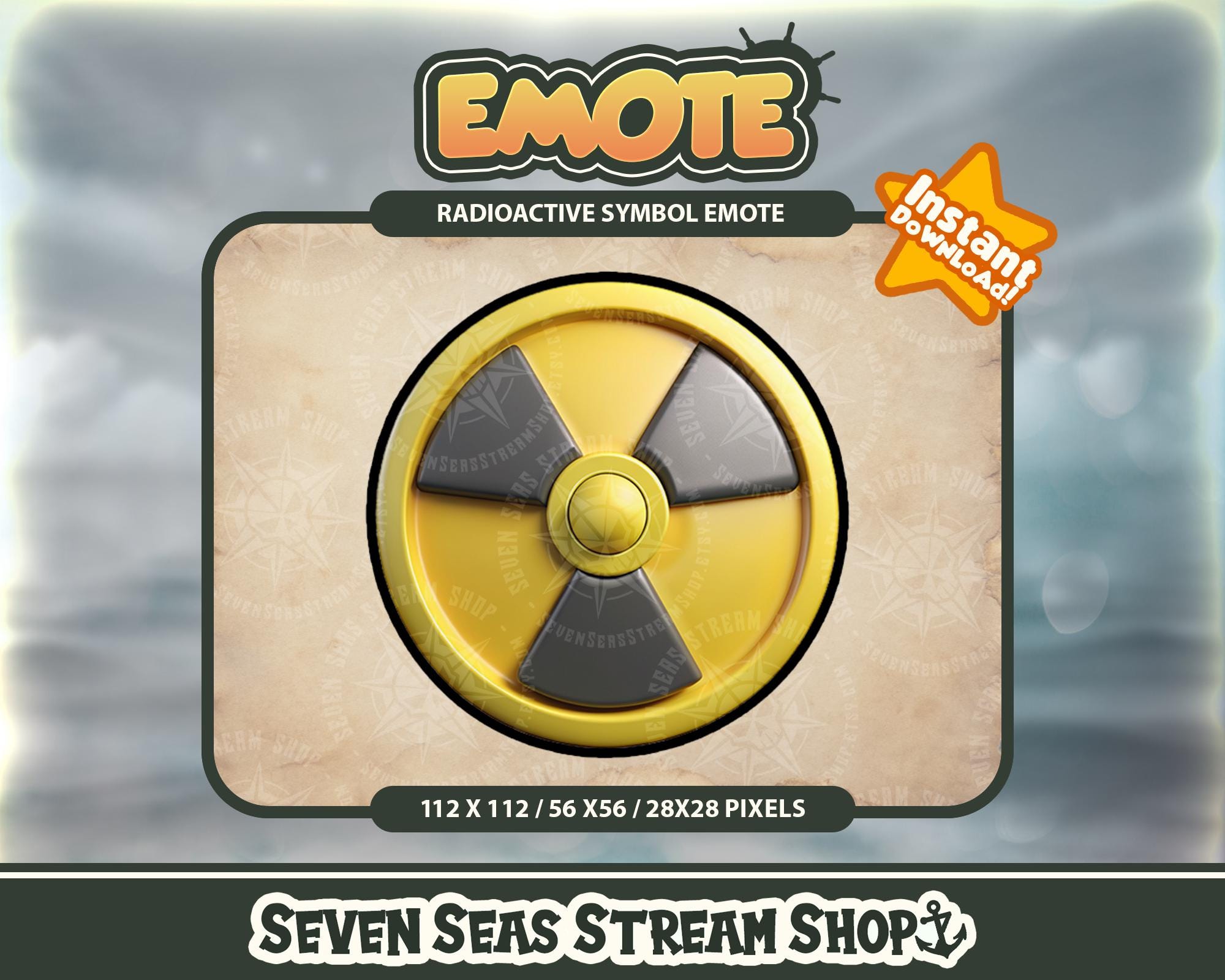 Radioactive Symbol Emote // Military Hazmat Toxic Fallout Nuclear ...