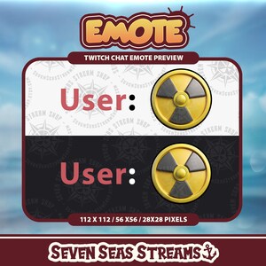 Radioactive Symbol Emote // Military Hazmat Toxic Fallout Nuclear ...