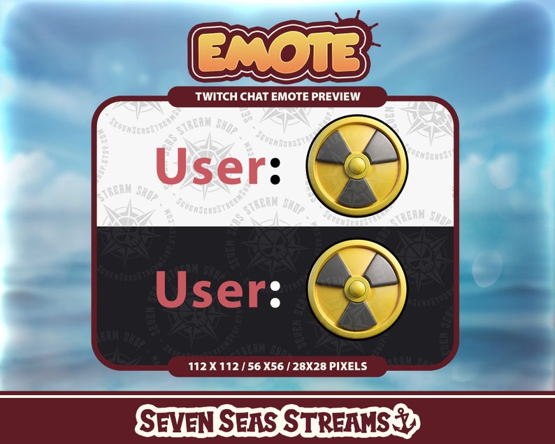 Radioactive Symbol Emote // Military Hazmat Toxic Fallout Nuclear ...