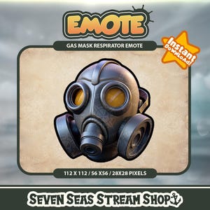 Gas Mask Emote // Military Hazmat Toxic Respirator Rebreather Streamer ...