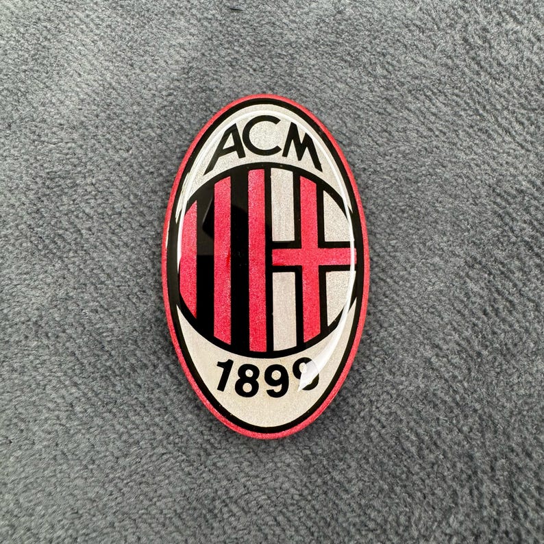 AC Milan Logo Magnet/plywood/sport/soccer/wallart - Etsy