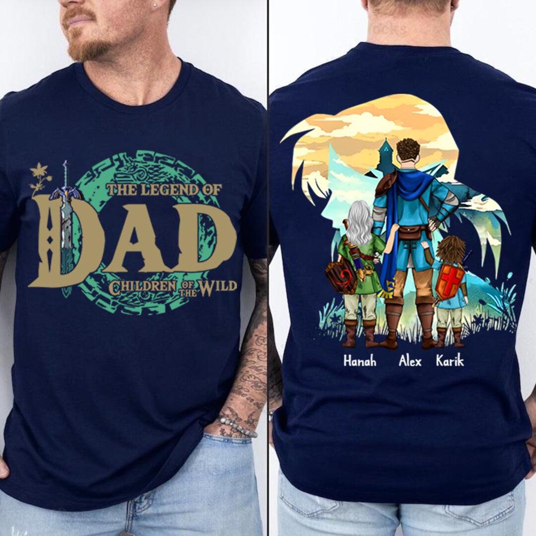 Personalized the Legend of Dad, Best Dad Ever Shirt, Father's Day ...