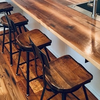 Authentic Amish Milk Can Bar Stool With Tractor Seat and Reclaimed Barn ...