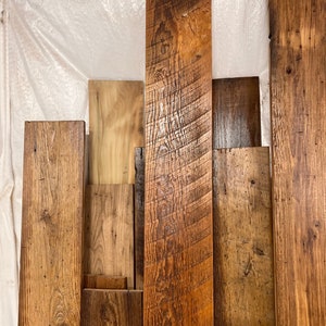 Rustic Reclaimed Wood Baseboard Trim: Pre-finished, 5.5" Tall - Etsy