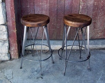 Extra Tall Bar Stool Grey - Etsy