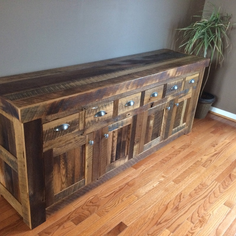 Rustic Sideboard - Etsy