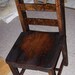 Reclaimed Oak Ladderback Dining Chair, Rustic Farmhouse Kitchen - Etsy
