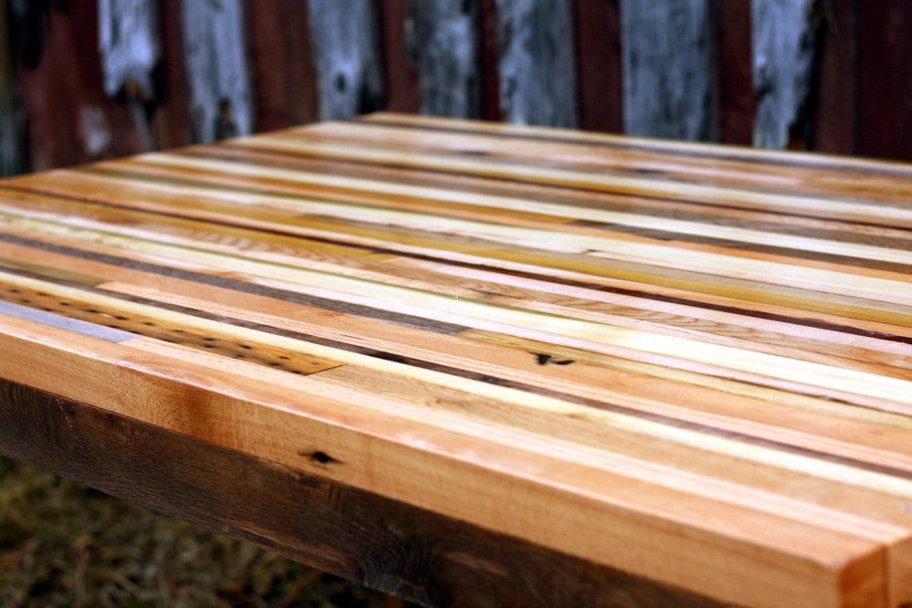 Wood Parsons Table Parsons Dining Table Reclaimed Wood - Etsy