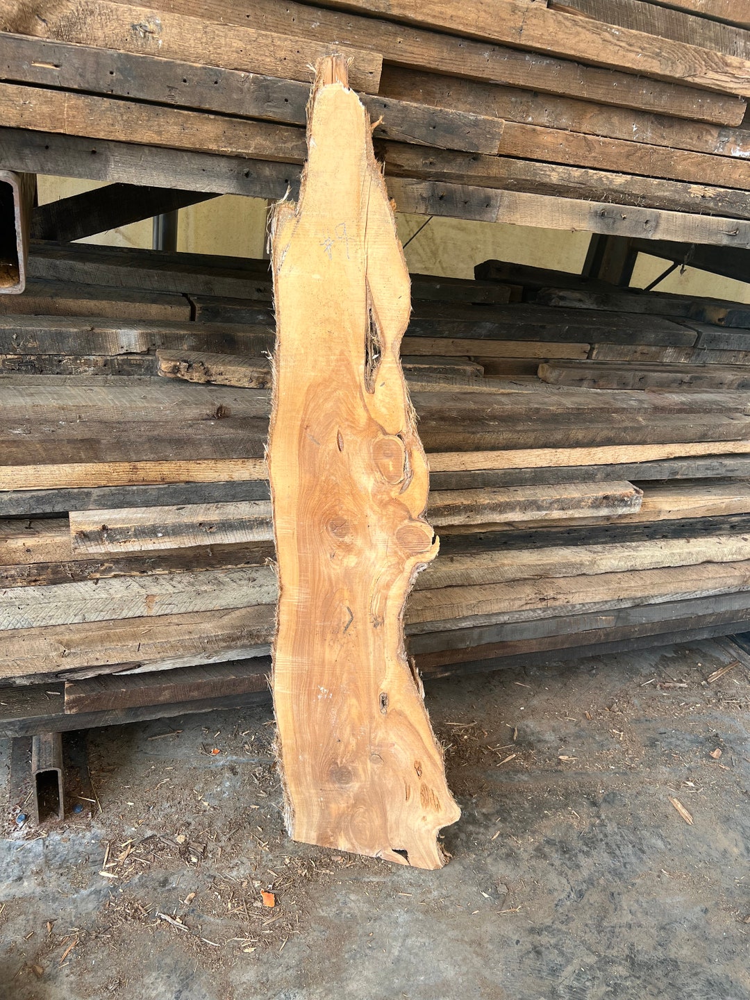 Red Cedar Live Edge Slab: DIY Wood Crafting, 48" Long - Etsy