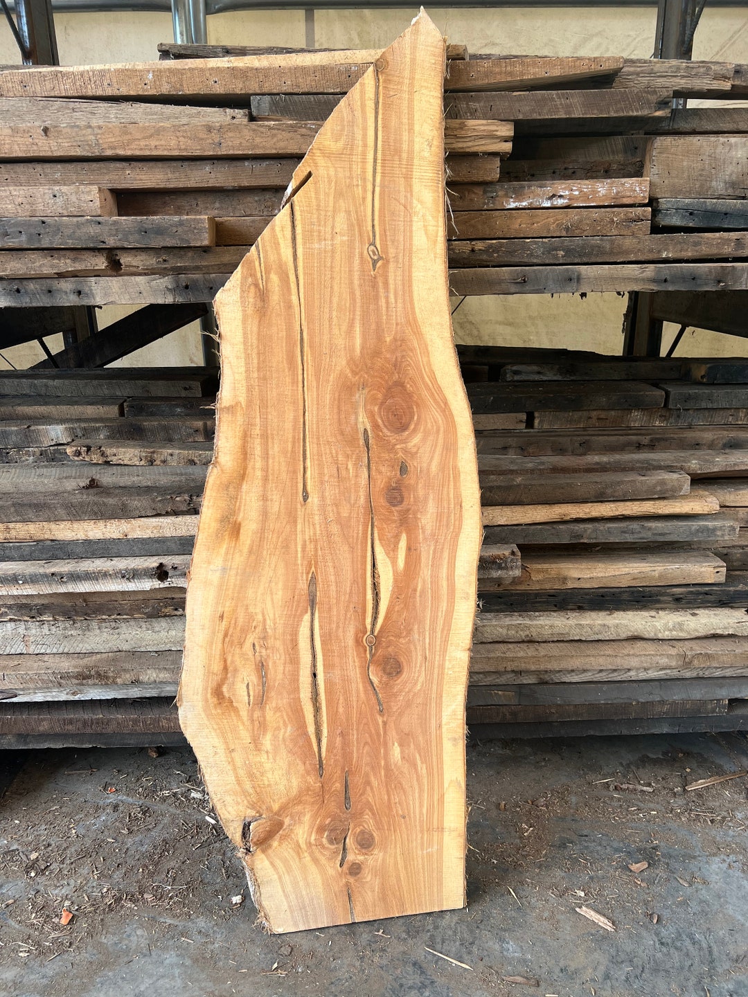 Raw Red Cedar Slab: Live Edge Wood for DIY Table (66" X 22"-24") - Etsy