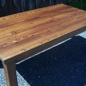 Wormy Chestnut Table, Farmhouse Table, Wood Table, Dining Table ...