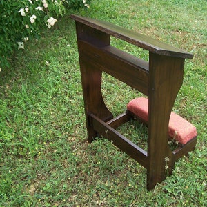 Prayer Kneeler, Prie Dieu, Folding Kneeler, Wood Kneeler, Church ...