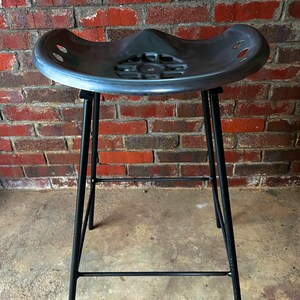 FREE SHIPPING - Outdoor Bar Stool, Metal Bar Stool, Welded Barstool ...