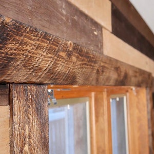 Rustic Reclaimed Wood Baseboard Trim: Pre-finished, 5.5" Tall - Etsy