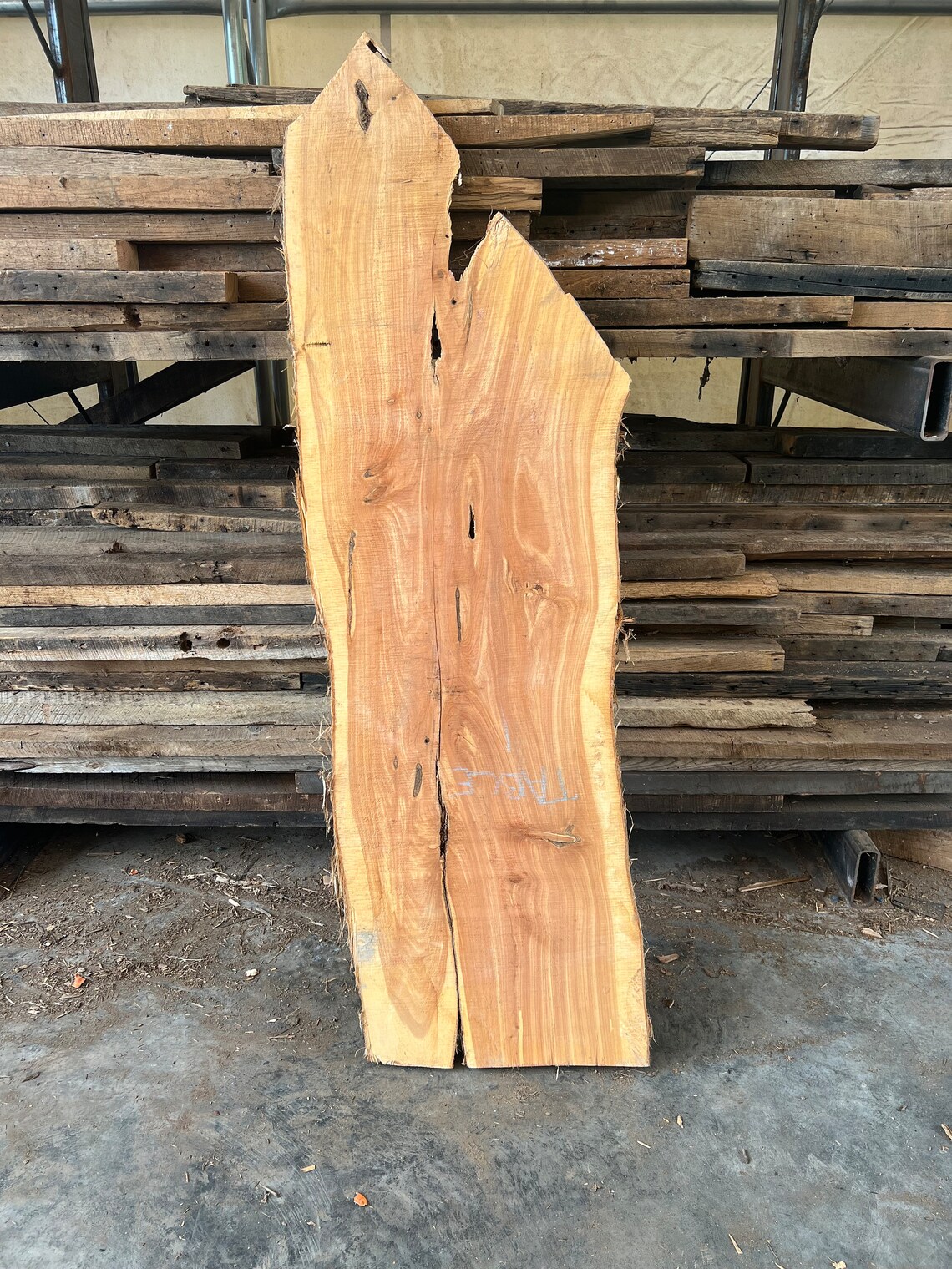 Red Cedar Live Edge Slab: DIY Coffee Table Wood (66" X 22") - Etsy