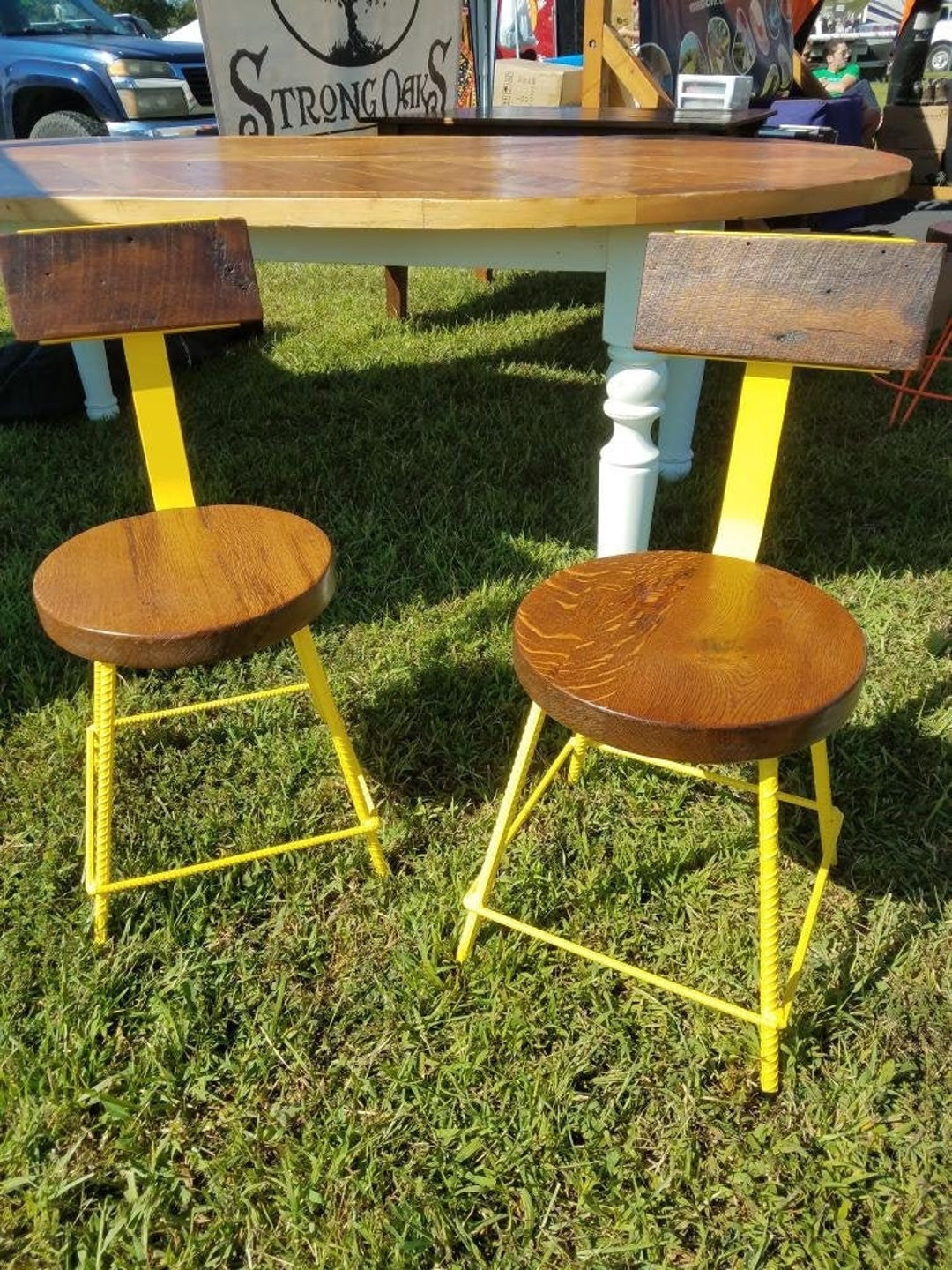 FREE SHIPPING - Wood Bar Stool, Patio Stool, Wood Chair With Back ...