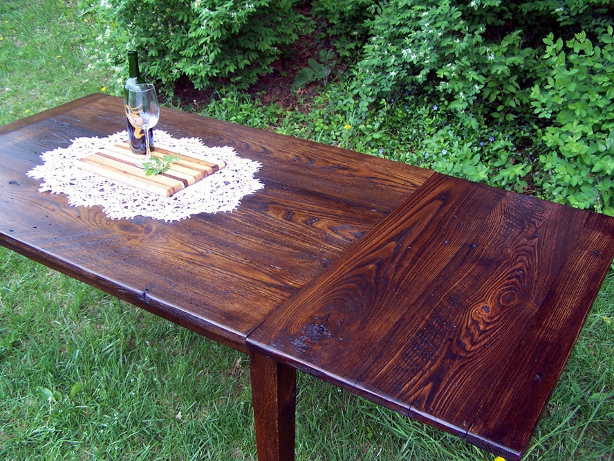 Wormy Chestnut Table Extension Dining Table Farm Table - Etsy